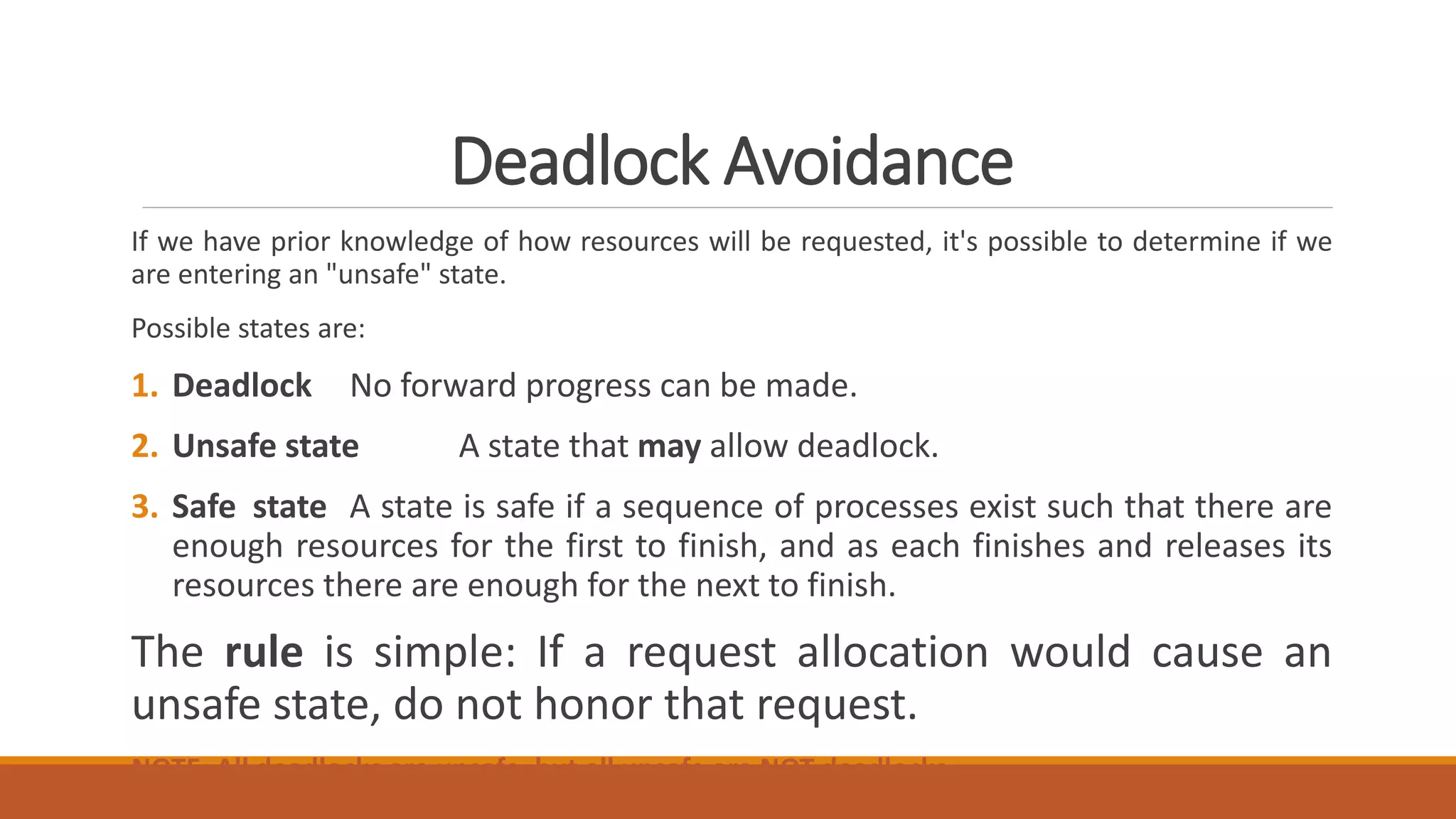 Ch 4 deadlock | PPT