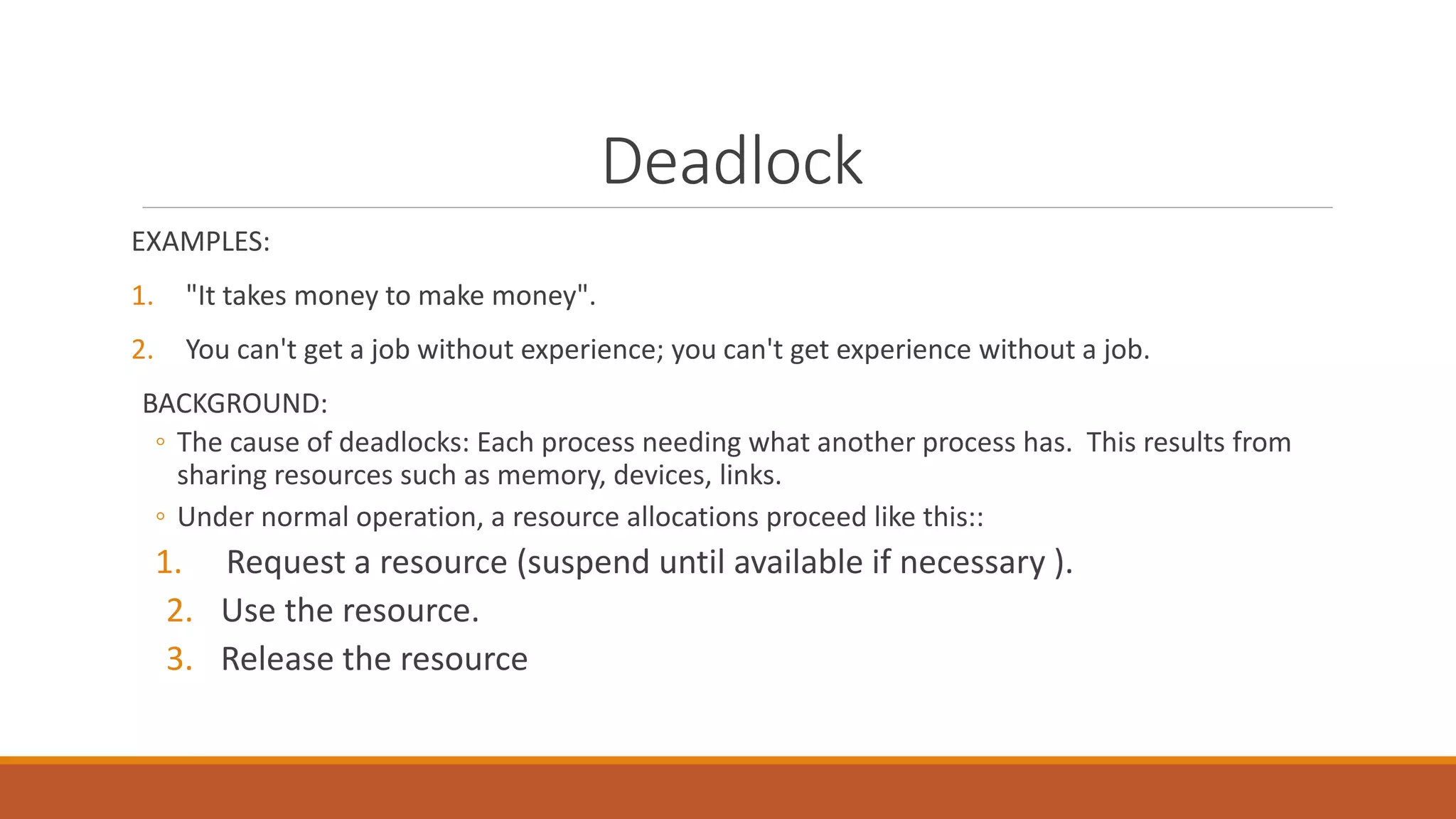 Ch 4 deadlock | PPT