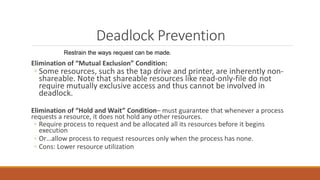 Ch 4 deadlock | PPT