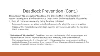 Ch 4 deadlock | PPTX