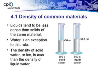 Ch4 densityandbuoyancysection1 | PPT