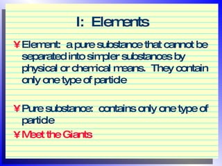 Ch 4 elements_compounds_and_mixtures | PPT