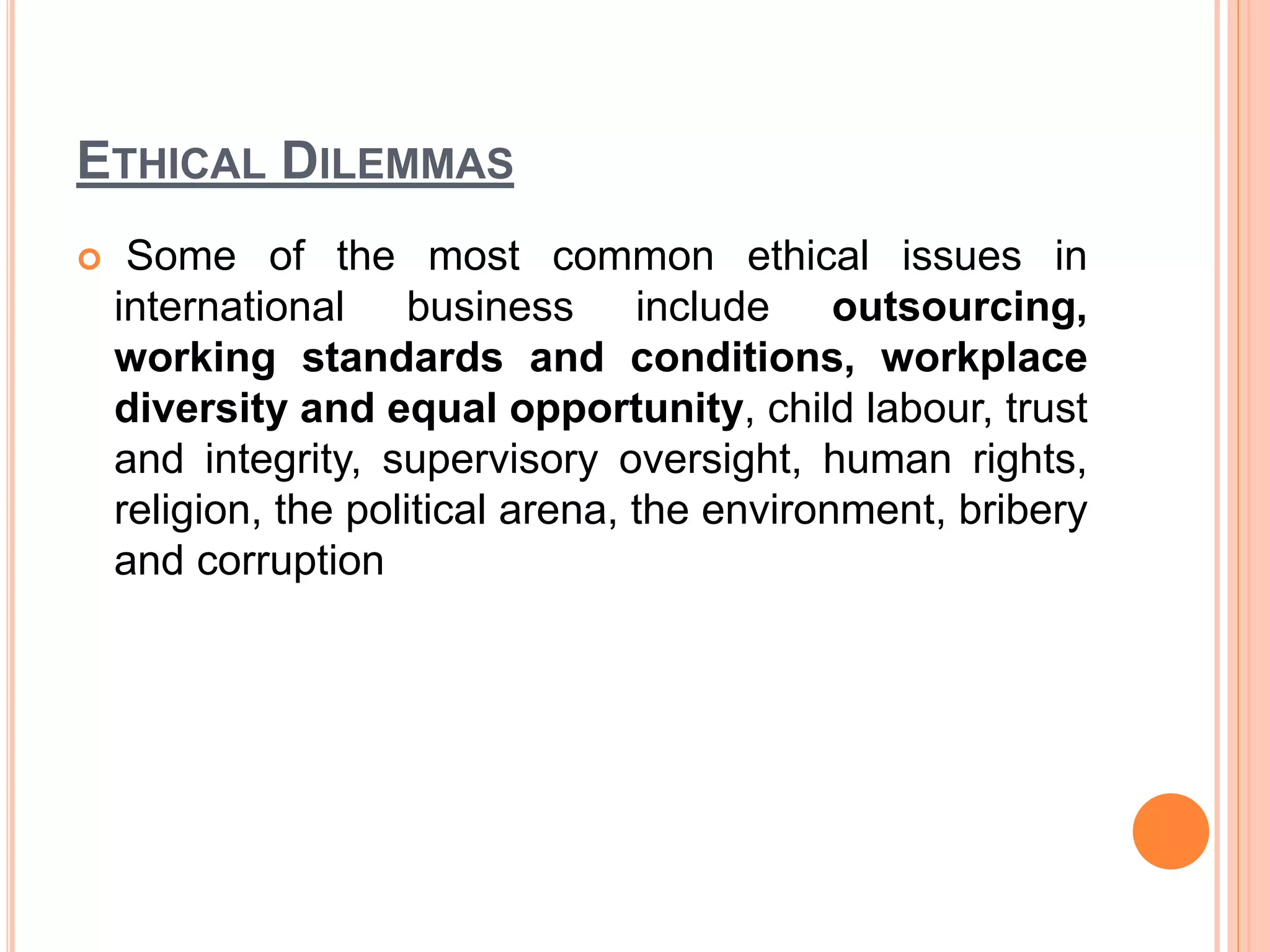 Ch 4 ethics in international business 1 | PPT