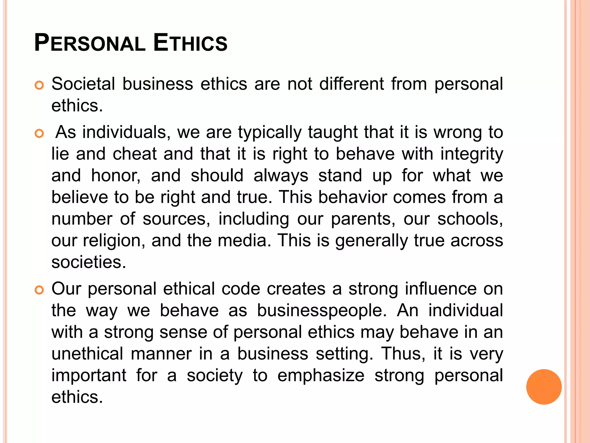 Ch 4 ethics in international business 1 | PPT
