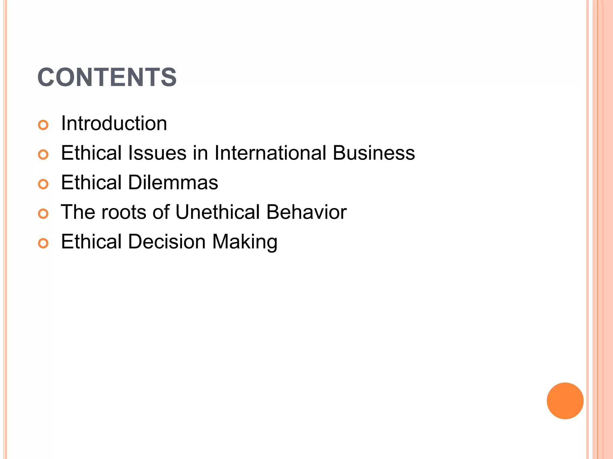 Ch 4 ethics in international business 1 | PPT