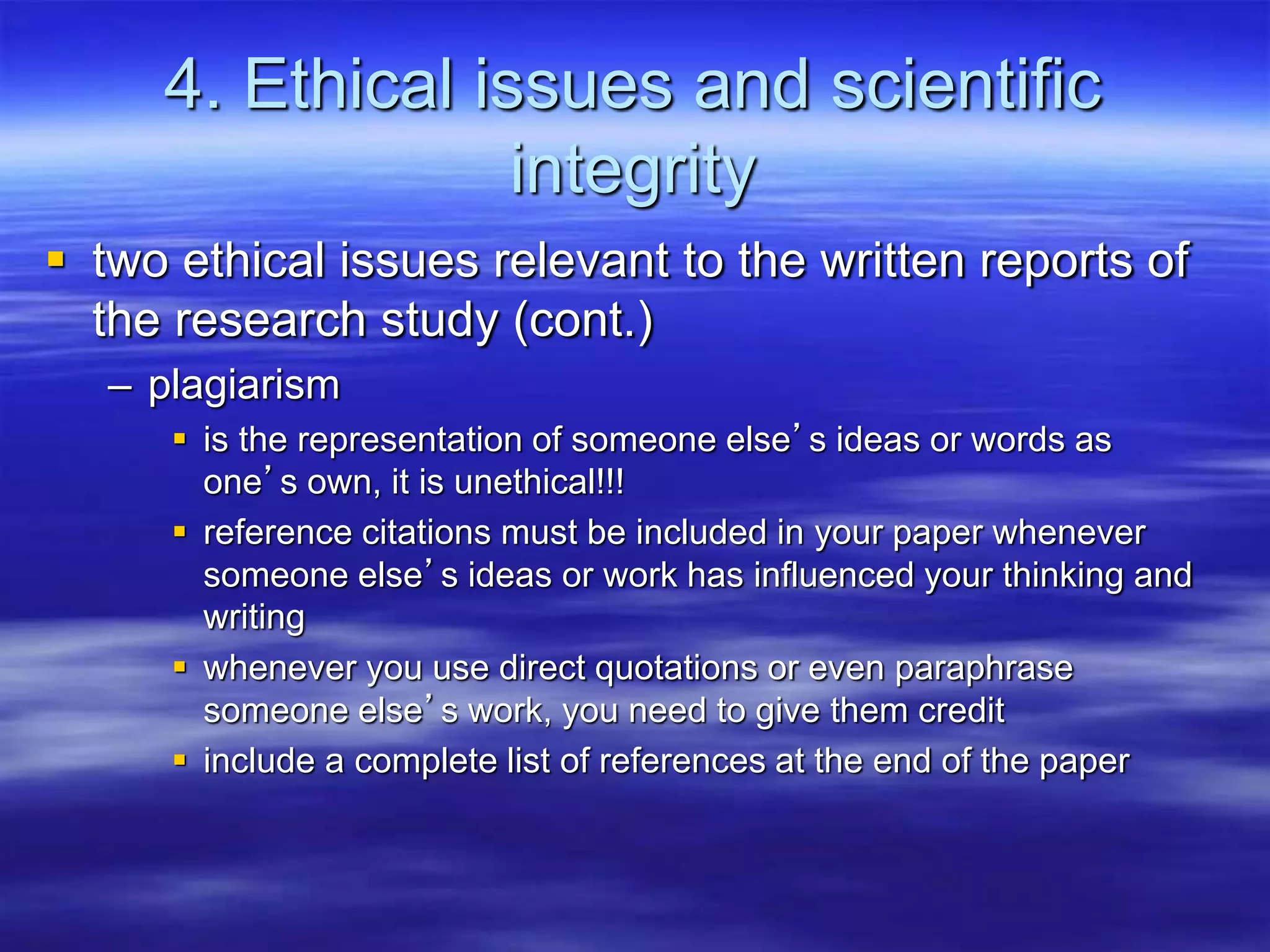 Ethics in Research, APA report | PPTX