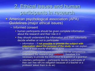 Ethics in Research, APA report | PPTX