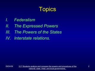 Ch 4 Federalism | PPT