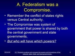 Ch 4 Federalism | PPT