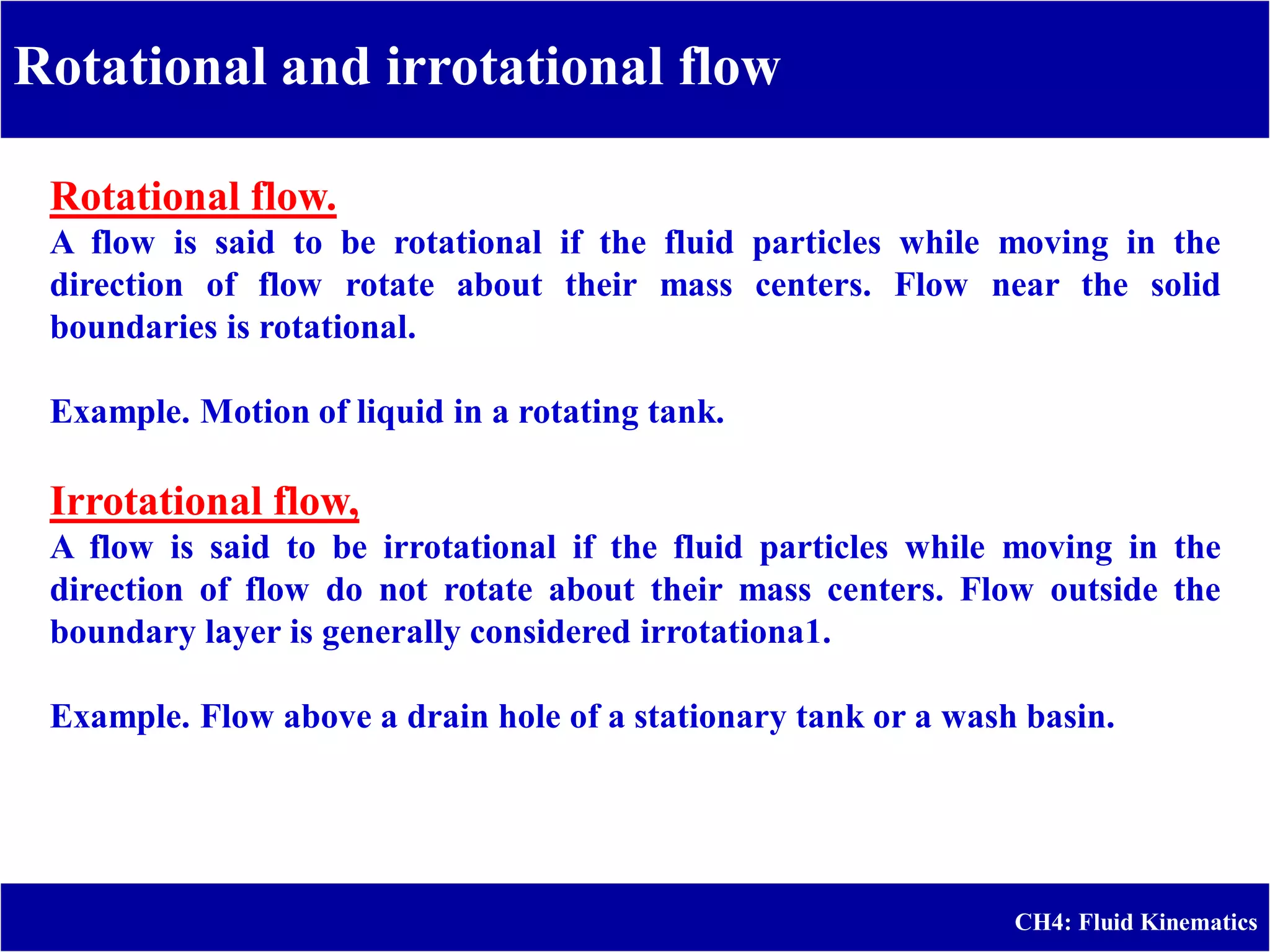 Fluid kinematics | PDF