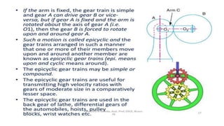 ch 4 gear trains.pdf | Physics | Science
