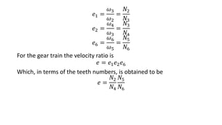 ch 4 gear trains.pdf | Physics | Science