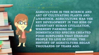 Ch 4 geo. agriculture | PPTX