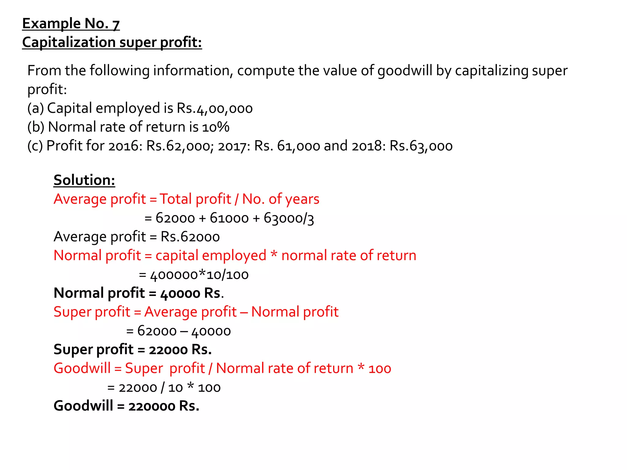 Goodwill in partnership accountiing | PPTX