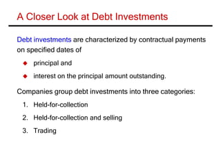 Ch 4 investment Intermediate financial Accounting | PPTX