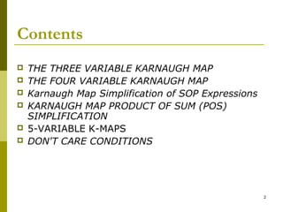 Logic Design - Chapter 4: Karnaugh Maps | PPT