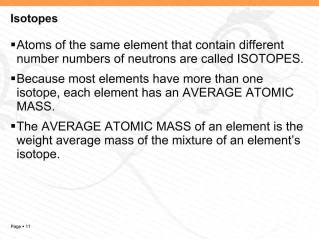 Ch 4 l 3 how atoms differ | PPT