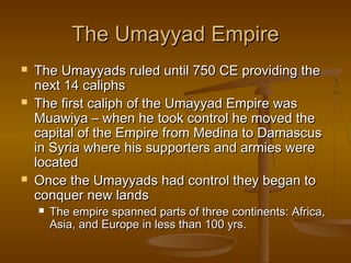 Umayyad Caliphate | PPT