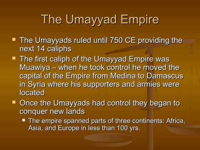Umayyad Caliphate | PPT