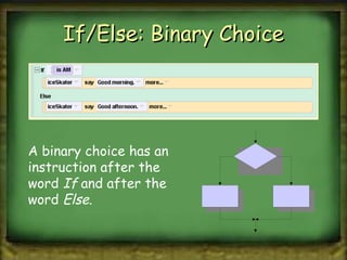 Ch 4 logical structures in alice | PPT