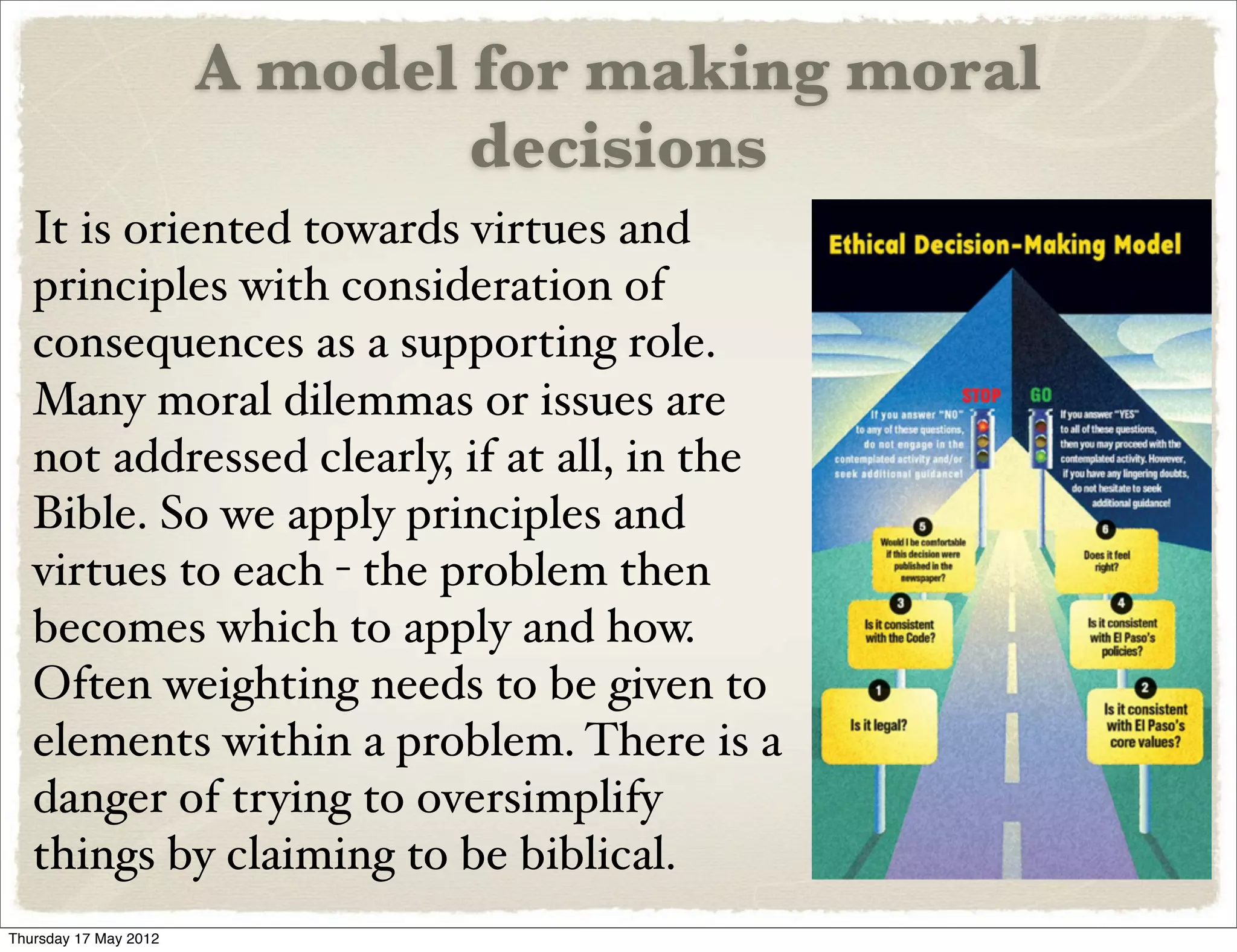 Rae, Moral Choices: Ch4 - Making ethical decisions | PDF
