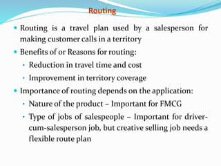 Ch4 management of territories | PPT