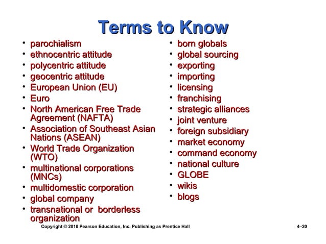 Ch 4 managing in a global environment | PPT | Large Business | Business