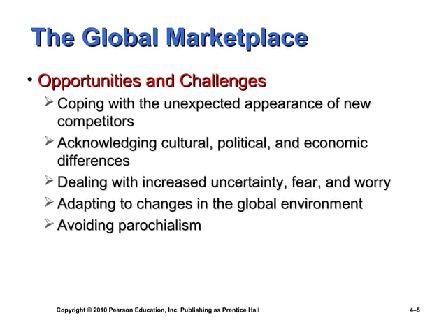 Ch 4 managing in a global environment | PPT | Large Business | Business