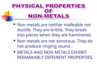 Ch 4 Metals _ Non-Metals for class 8 .ppt