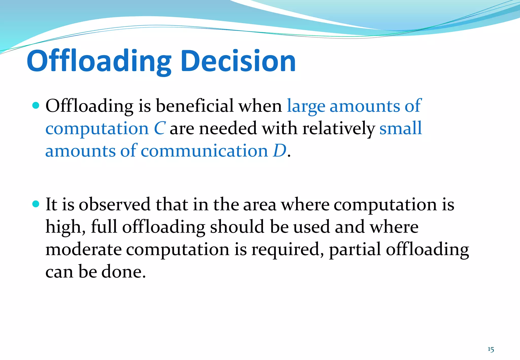 Offloading In Mobile Cloud Computing Pptx