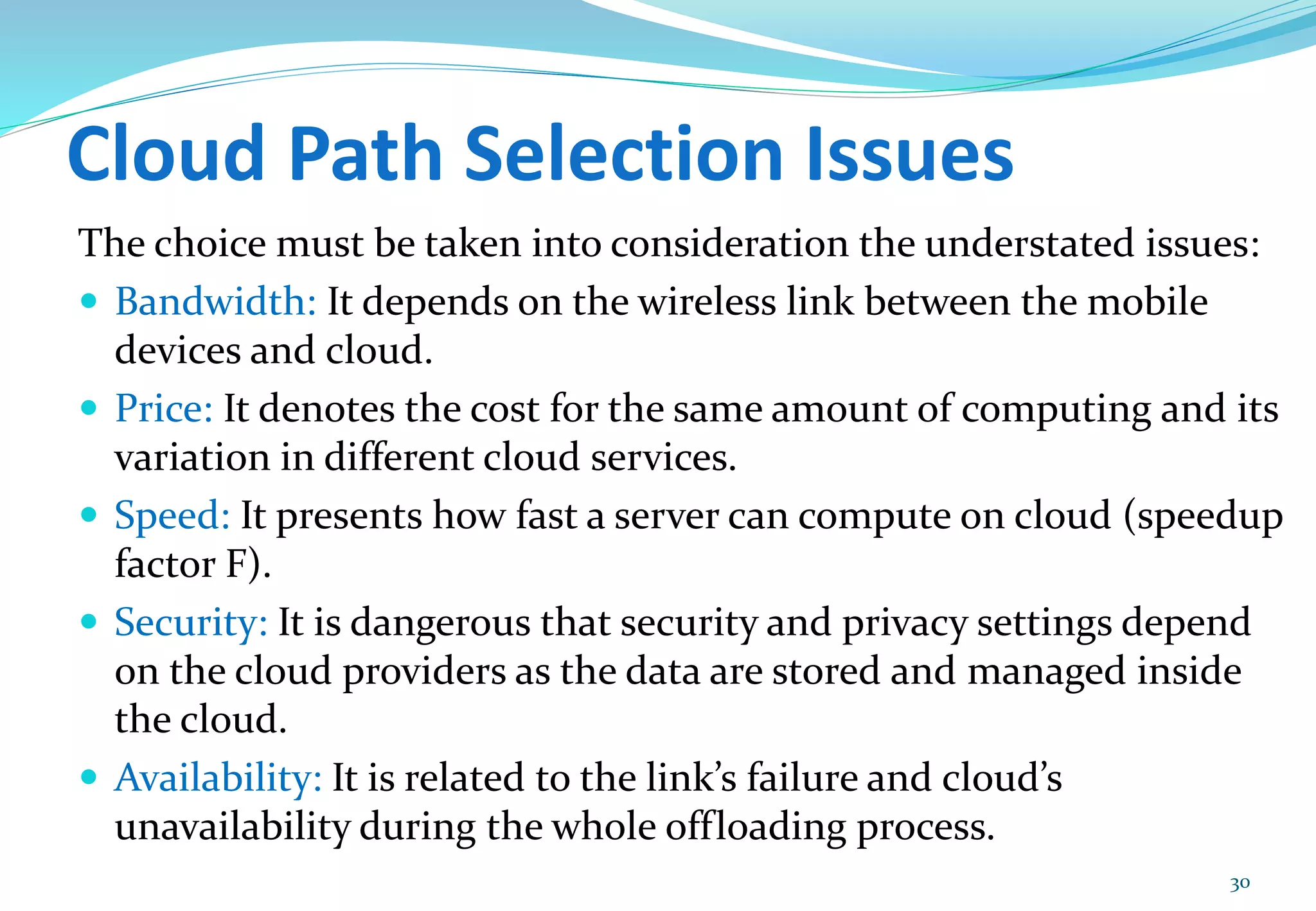 Offloading in Mobile Cloud Computing | PPTX