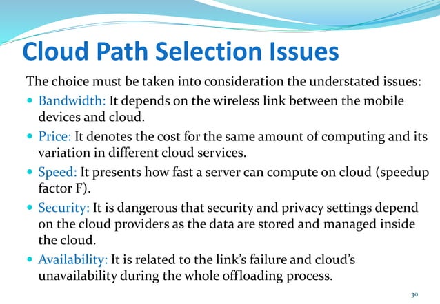 Offloading in Mobile Cloud Computing | PPTX