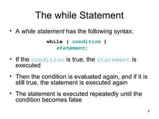 C Programming Looping Statements For Students | PPT