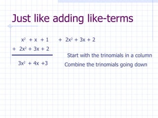 Ch4 Polynomials | PPT