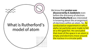 Atoms and molecules best presentation | PDF