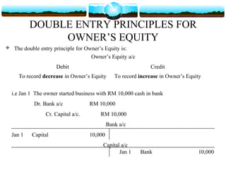 Ch 4 principles of double entry | PPT