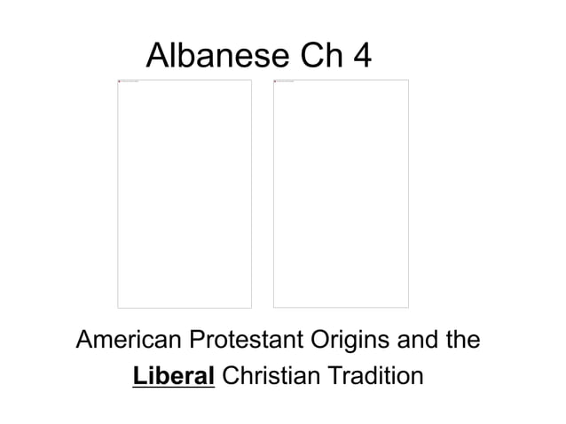 Ch 4 puritans and liberal tradition | PPT