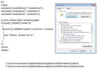 Ch4(saving state with cookies and query strings) | PPT