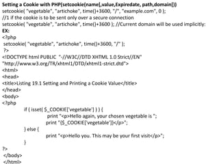 Ch4(saving state with cookies and query strings) | PPT