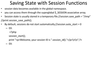 Ch4(saving state with cookies and query strings) | PPT