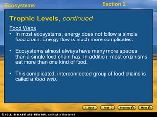 Energy flow in ecosystem, food chain , and food web | PPT
