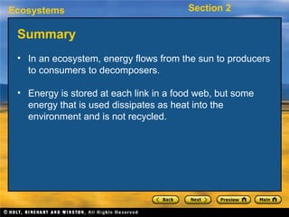Energy flow in ecosystem, food chain , and food web | PPT