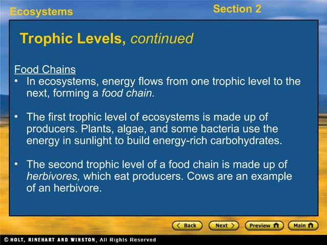 Energy flow in ecosystem, food chain , and food web | PPT