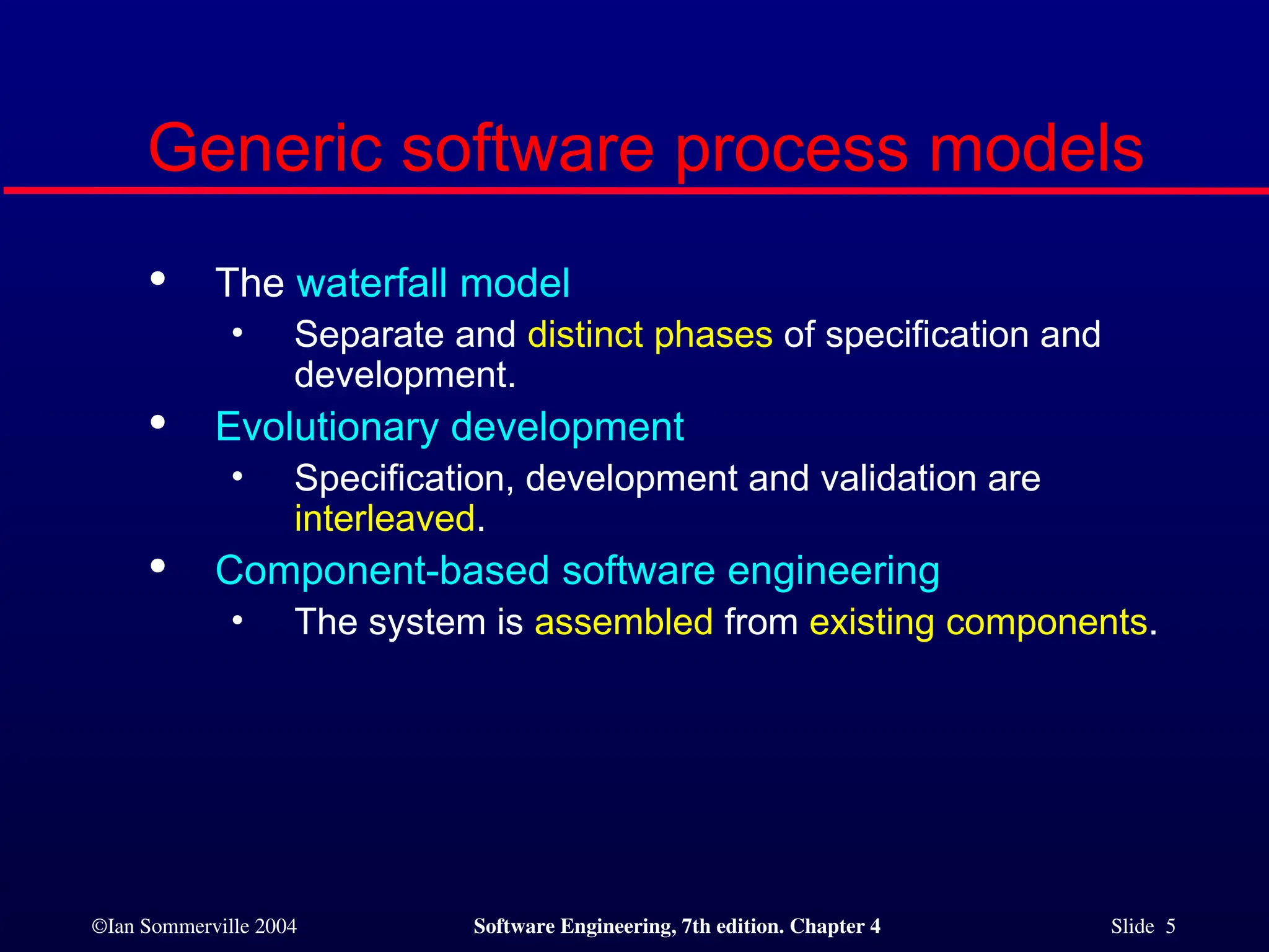 ch4_Software Processes software engineering | PPT
