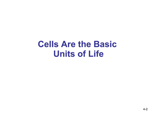 Ch 4 structure and function of cells | PPT
