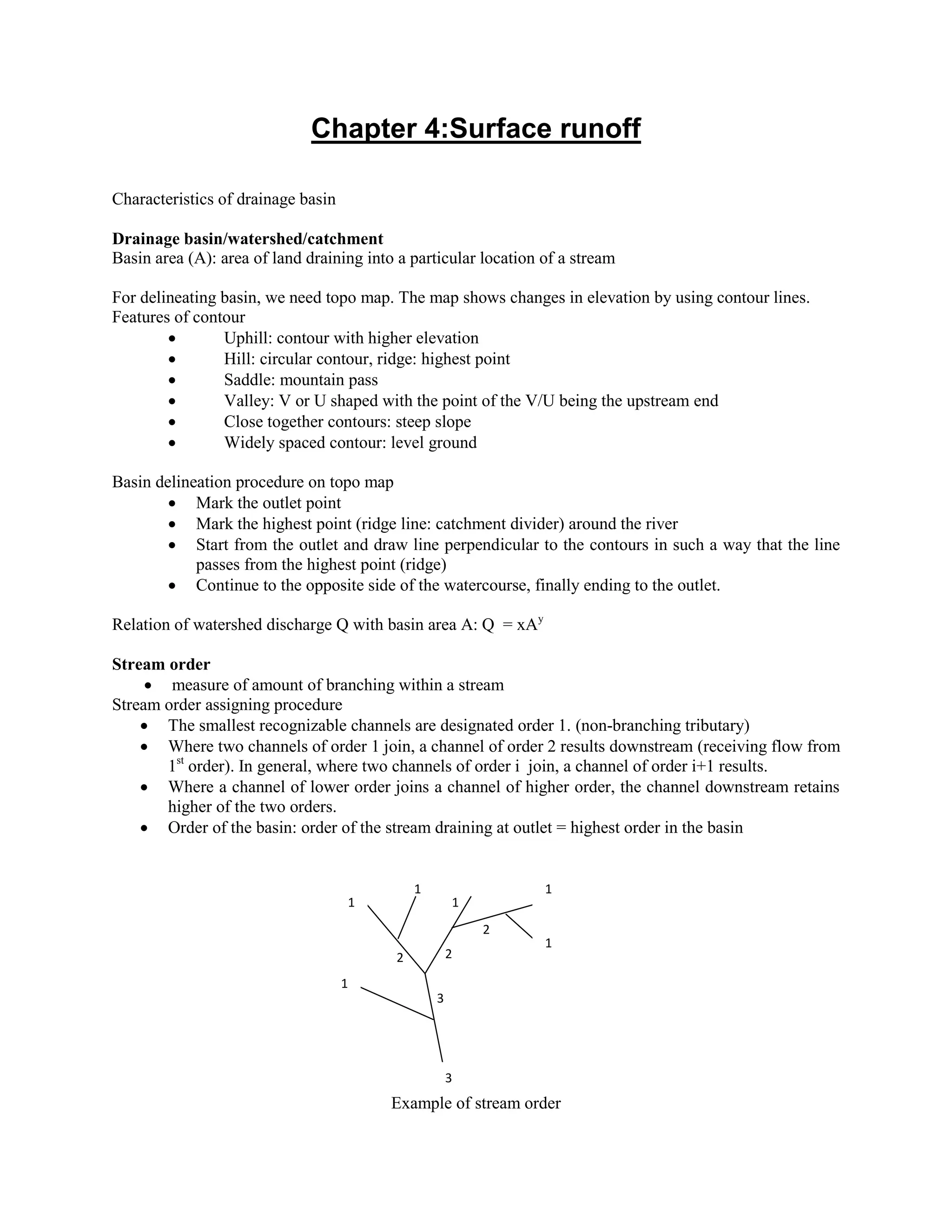 Ch4 surface runoff | PDF