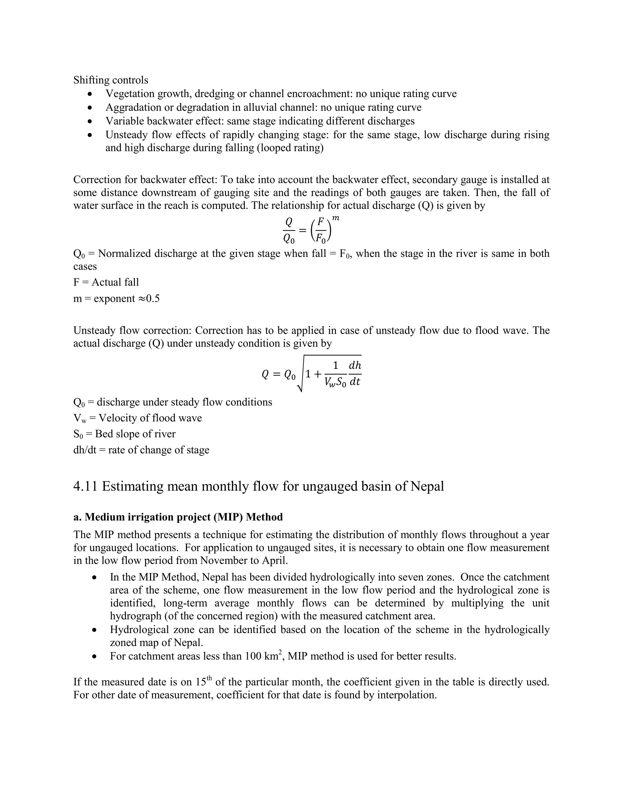 Ch4 surface runoff | PDF
