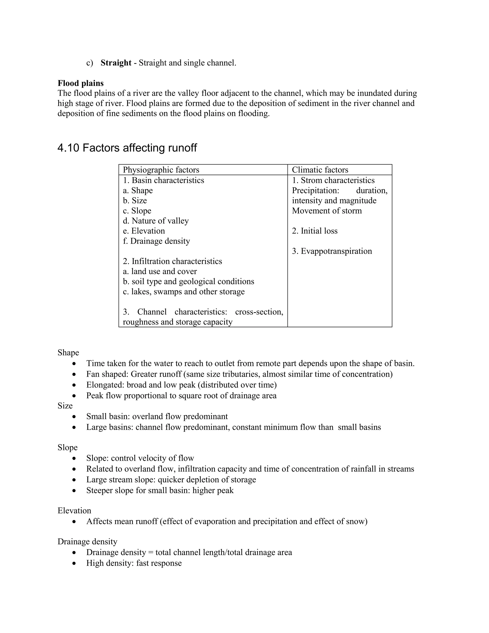 Ch4 surface runoff | PDF