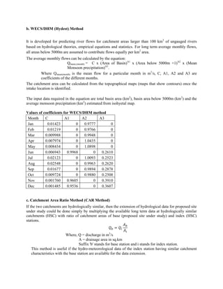 Ch4 surface runoff | PDF