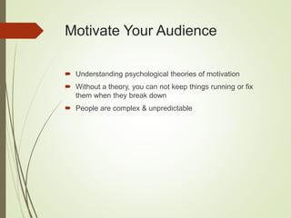 The audience | PPTX